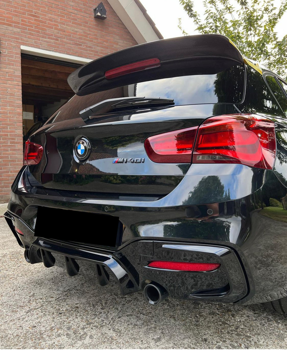 Diffuseur arrière noir brillant BMW série 1 F20 F21 LCI 15-18 – Carsmatic - Accessoires