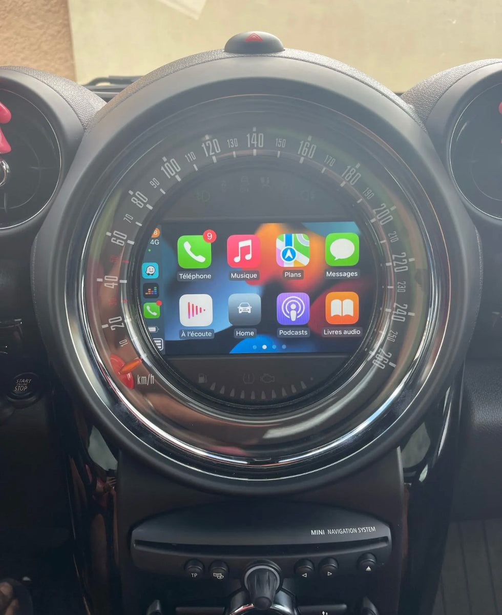 Boîtier Carplay sans fil système CIC 08-13 Mini Cooper/One Countryman ...